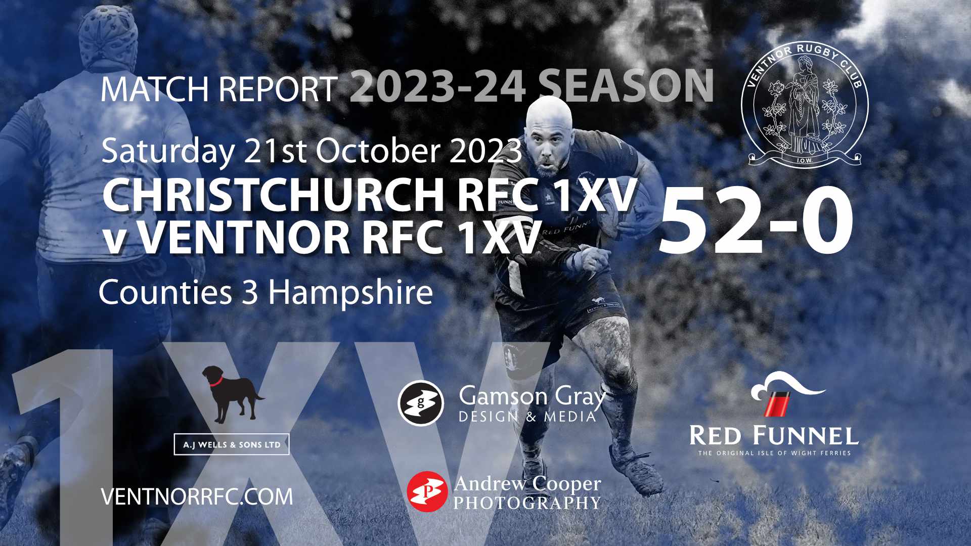Christchurch RFC 1XV 52 – 0 Ventnor RFC 1XV match report - Ventnor RFC