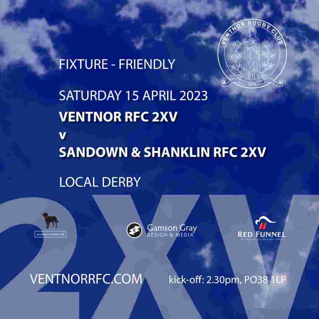Friendly Local Derby for Ventnor RFC 2XV v Sandown and Shanklin RFC 2XV ...
